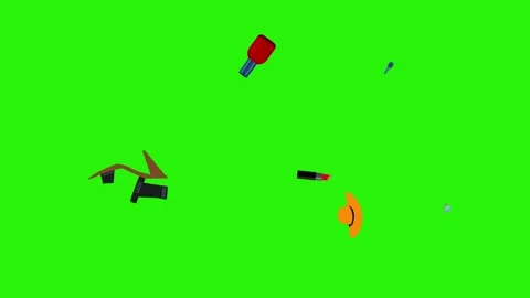 Make up and care utensils animation, on ... | Stock Video | Pond5