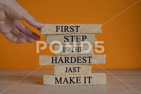 Make first step symbol. Stock Photo ~ Image #244667465