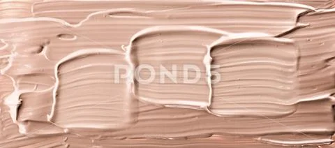 Make-up pale base foundation brush strokes and smudge texture Stock ...