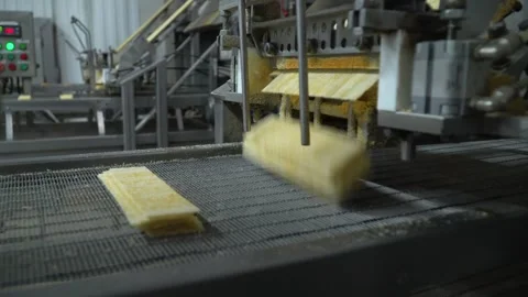 Making chips at the factory. How chips a... | Stock Video | Pond5