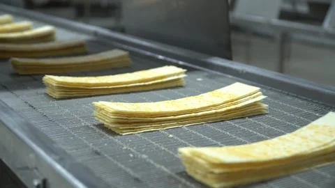 Making chips at the factory. How chips a... | Stock Video | Pond5