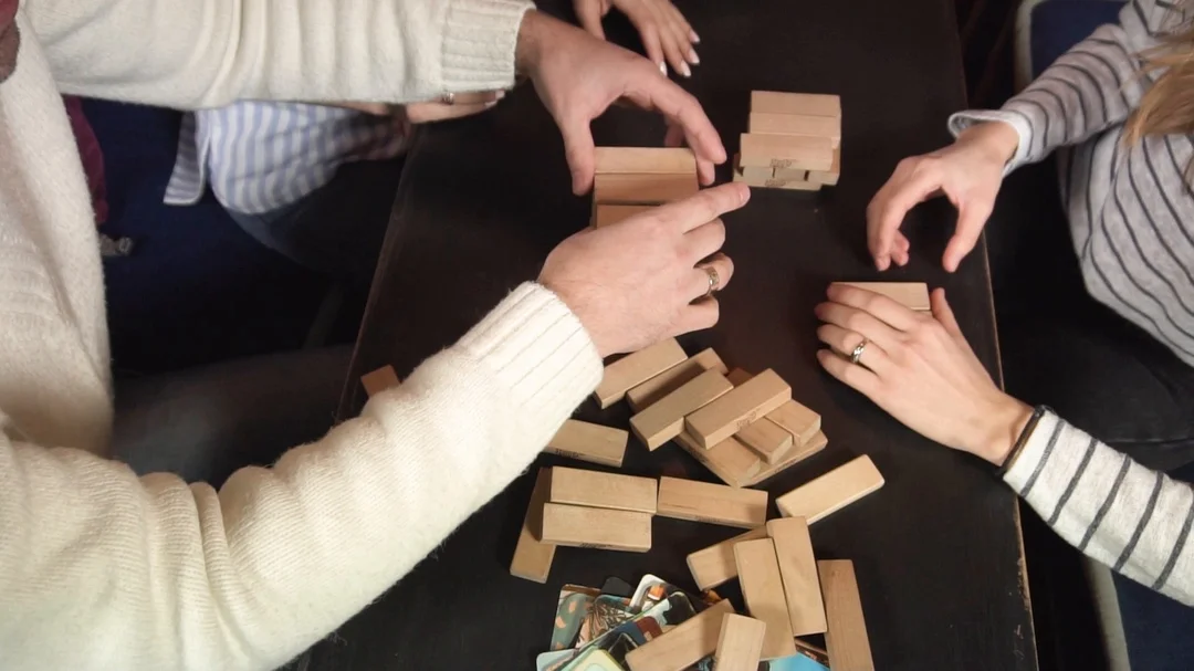Jenga Falling Down