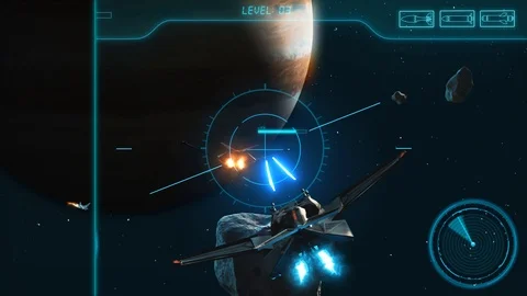 Making Of Space Shooter 3D Video Game Wi... | Stock Video | Pond5