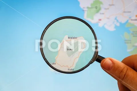 Malabo, Equatorial Guinea. Political map. ~ Premium Photo #107035709