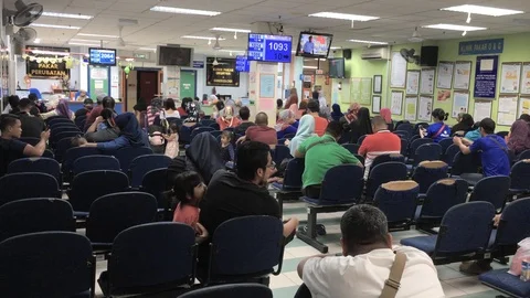 malay, chinese and indian waiting at the... | Stock Video | Pond5