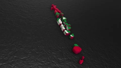 Maldives map 3d. 3d map of Maldives. | Stock Video | Pond5