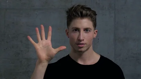 Male Actor Facial Expressions in Studio:... | Stock Video | Pond5