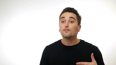 Actor White Background Stock Video Footage | Royalty Free Actor White ...