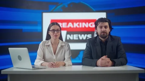 News Desk Stock Footage ~ Royalty Free Stock Videos | Pond5