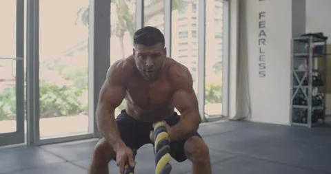 Battle Rope Stock Footage ~ Royalty Free Stock Videos | Pond5