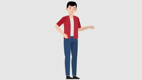 Male cartoon characters talking on an al... | Stock Video | Pond5