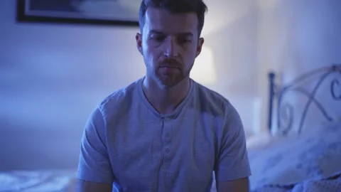 Male Depression Anxiety Desperation Emo... | Stock Video | Pond5