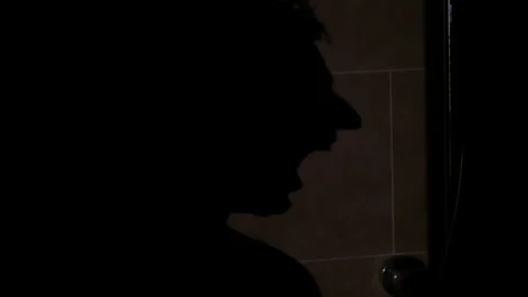 Horror Face Shadow Stock Footage ~ Royalty Free Stock Videos | Pond5