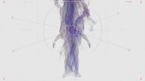 Male Figure Particles Animations | Stock Video | Pond5