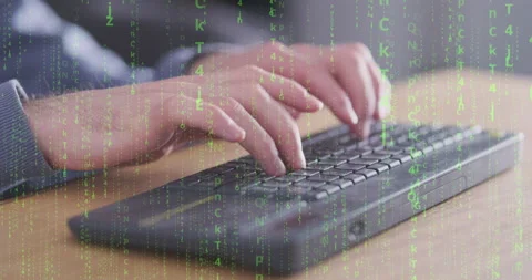 Male fingers typing on wireless computer... | Stock Video | Pond5