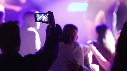 Male Friends Hugging In The Audience Cro... | Stock Video | Pond5