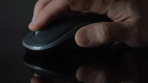 Hand Clicking Mouse Stock Footage ~ Royalty Free Stock Videos | Pond5