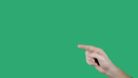 Male hand with index finger point on gr... | Stock Video | Pond5