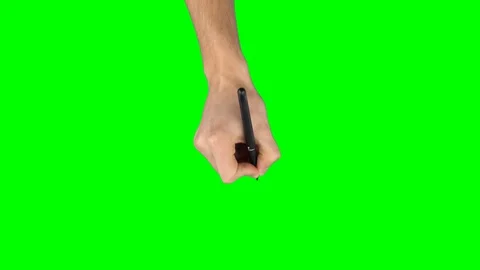 Writing Pen Green Screen Stock Footage ~ Royalty Free Stock Videos | Pond5
