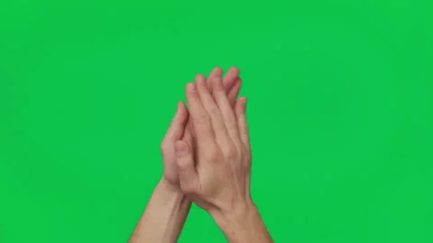 Chroma Hand Clap Stock Video Footage | Royalty Free Chroma Hand Clap ...