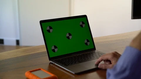 Male hands using the keypad of a laptop ... | Stock Video | Pond5