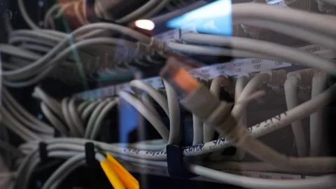 Male It Worker in Server Room Wired for ... | Stock Video | Pond5