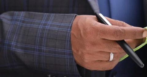 Male Model hands closeup | Stock Video | Pond5