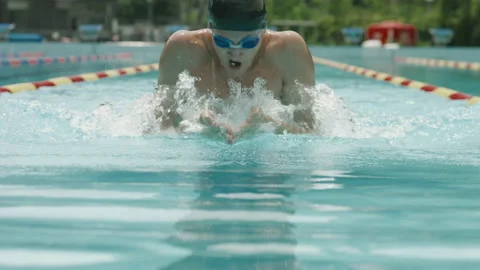 Breaststroke Swimmer Stock Videos – Royalty-Free HD & 4K Videos | Pond5