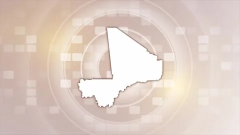 Mali Animated Map | Stock Video | Pond5