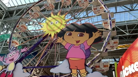 Mall Of America Dora Explorer Ferris Whe... | Stock Video | Pond5