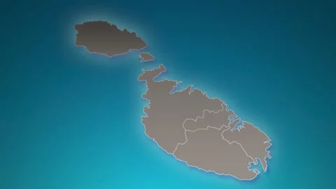 malta country map with zoom in Realistic... | Stock Video | Pond5