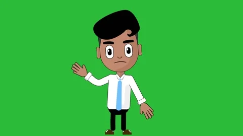 Man Angry Animation Character Loop Alpha | Stock Video | Pond5