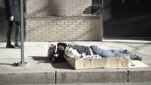 Homeless Bum Stock Videos – Royalty-Free HD & 4K Videos | Page 5