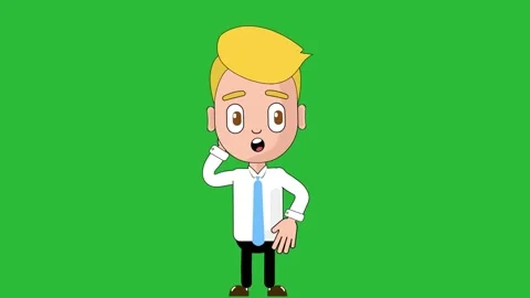 Man Awkward Animation Character Loop Alp... | Stock Video | Pond5