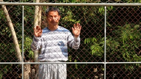 Man Opening Gate Stock Video Footage | Royalty Free Man Opening Gate ...