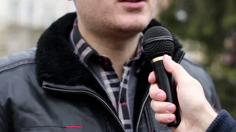 Man Being Interviewed Stock Videos – Royalty-Free HD & 4K Videos