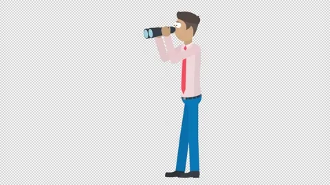 Binoculars Animation Stock Footage ~ Royalty Free Stock Videos | Pond5
