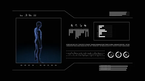 Man with cervical pathology. 3d body of ... | Stock Video | Pond5