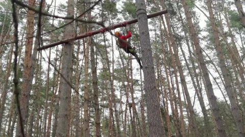 Hanging Climbing Rope Stock Videos – Royalty-Free HD & 4K Videos