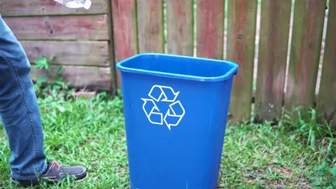 Recycling Bin Body Stock Footage ~ Royalty Free Stock Videos | Pond5