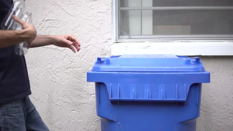 Recycling Bin Body Stock Footage ~ Royalty Free Stock Videos | Pond5