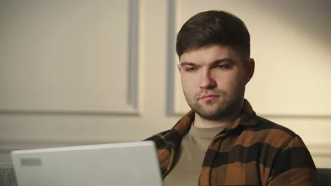 Man coding program code on laptop, devel... | Stock Video | Pond5