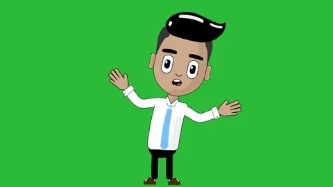 Man Confused Animation Character Loop Al... | Stock Video | Pond5