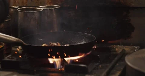 Man cooking street food Biryani on a bus... | Stock Video | Pond5
