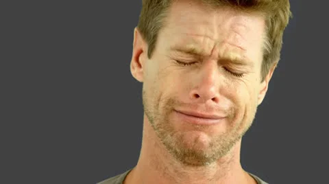 Crying Man Slow Motion Stock Video Footage | Royalty Free Crying Man ...