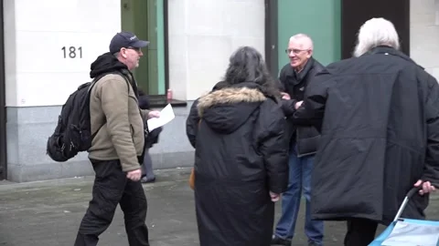 Man denies harassing Matt Hancock | Stock Video | Pond5