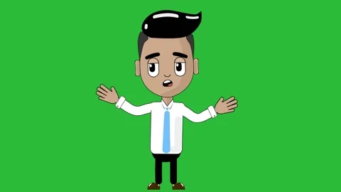 Man Disappointed Animation Character Loo... | Stock Video | Pond5