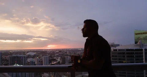 Man Smoking Cigar Stock Video Footage | Royalty Free Man Smoking Cigar Videos | Pond5