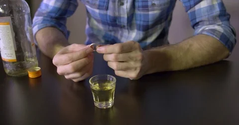Alcoholic Thinking Stock Video Footage | Royalty Free Alcoholic ...