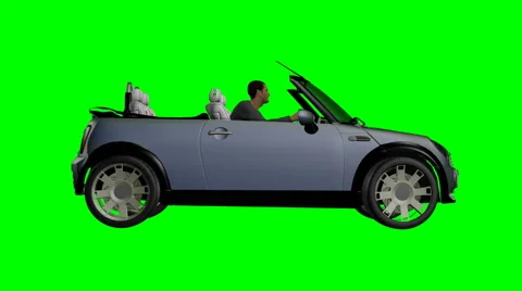Green Screen Car Driving Stock Video Footage | Royalty Free Green ...